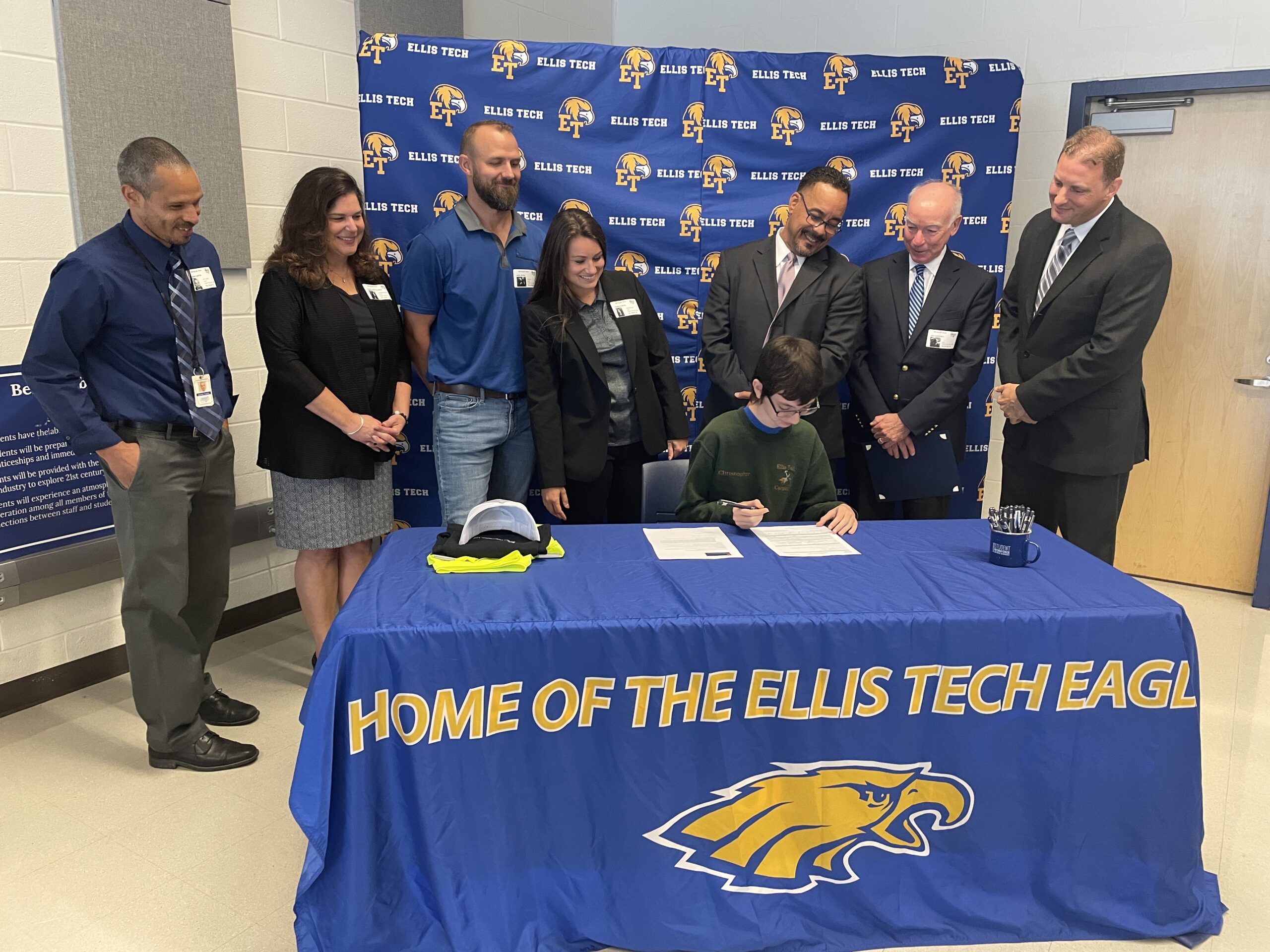 CTECS Student Signs As First Apprentice With Carpenters Local 326 CTECS Student Signs As First Apprentice With Carpenters Local 326